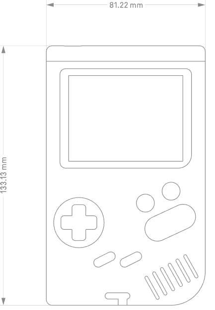 GPi Case Vỏ Nitendo Game babe cho Raspberry Pi Zero