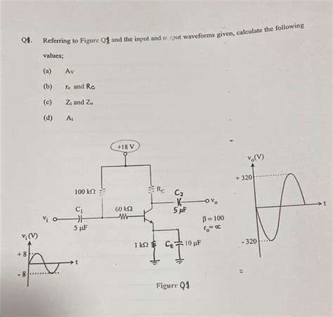 Solved Electronic Devices And Circuit 2referring To Figure
