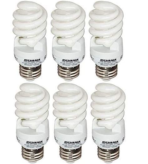 Sylvania 60w Equivalent Cfl Bulbs Soft White 2700k Energy Efficient
