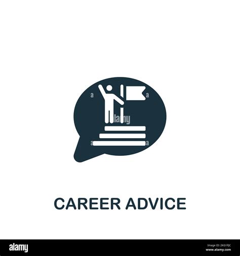 Career Advice Icon Simple Line Element Recruitment Symbol For Templates Web Design And