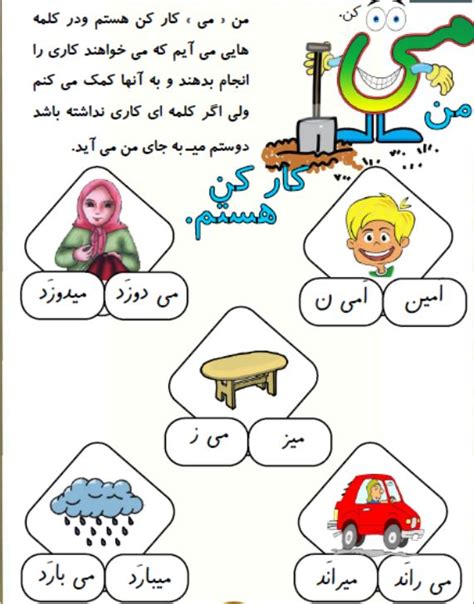 آموزش نوشتن می کاری در کلمات