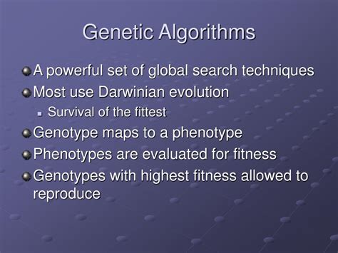 Ppt Utilizing Lamarckian Evolution And The Baldwin Effect In Hybrid