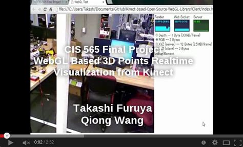 Github Gabriellaqiongkinect Based Open Source Webgl Library Final Project For Cis 565 Gpu