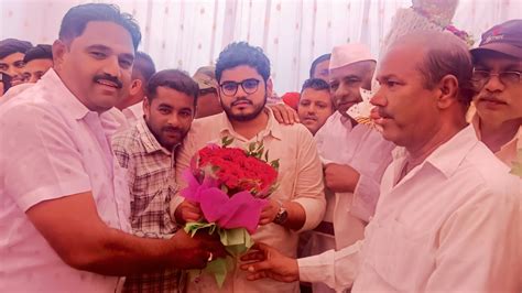 Rohit Patil रोहित पाटील यांच्यावर पावसाच्या धारामध्ये शुभेच्छांचा वर्षाव