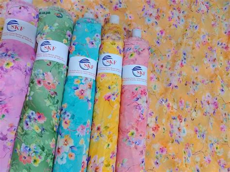 Polyester Digital Print Fabric Multicolour At Rs 85 Meter In Surat Id 2852519643133