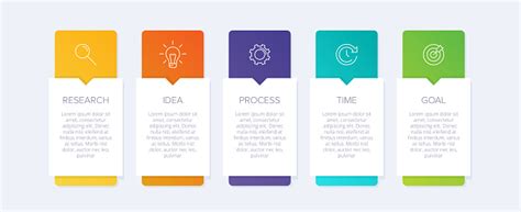 아이콘과 5 가지 옵션 또는 단계가있는 인포 그래픽 디자인 가는 선 벡터입니다 인포그래픽비즈니스 컨셉 정보 그래픽 흐름도 프리젠 테이션 웹 사이트 배너 인쇄 자료에 사용할