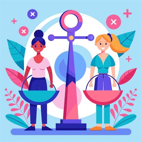 Gender Equality Vector Illustration Premium Ai Generated Vector