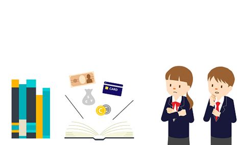 금융 문맹 퇴치의 개념 일러스트레이션 돈 지식을 배우는 남성과 여성 가공의 인물에 대한 스톡 벡터 아트 및 기타 이미지 Istock