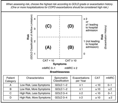 Combined Assessment Of Copd Reproduced With Permission From Gold 1