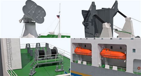 Rocket Launch Command Ship Sea Launch Commander 3d Model 209 3ds