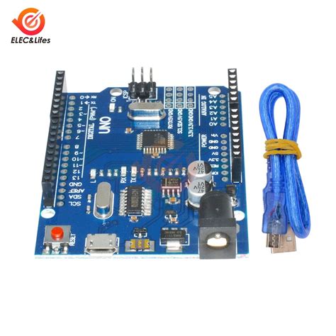 Купить Микроконтроллер Micro Usb Uno R3 Atmega328p Ch340g Ch340
