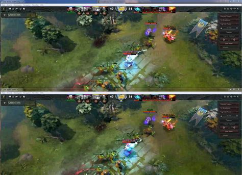 Obs Comparison Screenshot Of Nvenc Top And X264 Bottom With Dota2