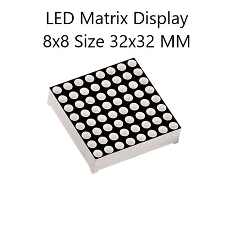 Square Sunrobotics Led Dot Matrix Display Module Max7219 And Led Matrix