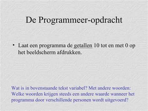 Psd Programma Structuur Diagram Ppt