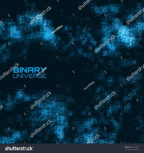 Vector Abstract Big Data Visualization Blue Stock Vector Royalty Free 611019551 Shutterstock