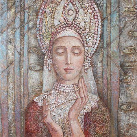 Иллюстрация Русская душа в стиле декоративный живопись реализм