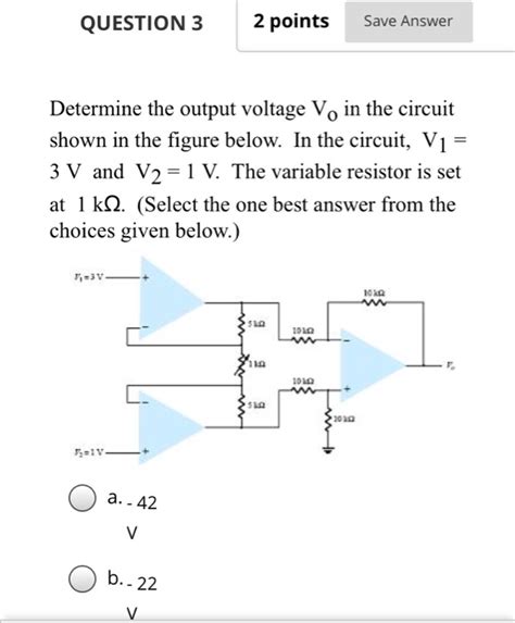 Solved QUESTION 3 2 Points Save Answer Determine The Output Chegg Com