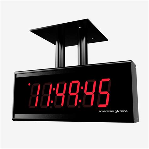 Sleek And Sturdy Digital Wi Fi Clocks Synchronize Time With Your Wi Fi Network Ideal For Large