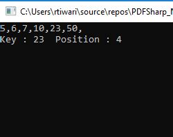Developer Points Binary Search Algorithm With C Example
