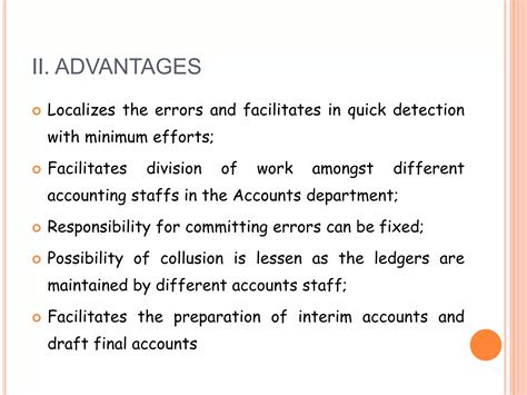 Self Balancing Ledger Pptx Business Accounting And Finance Business