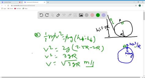 Solveda Bead Slides Without Friction Around A Loop The Loop Fig P85