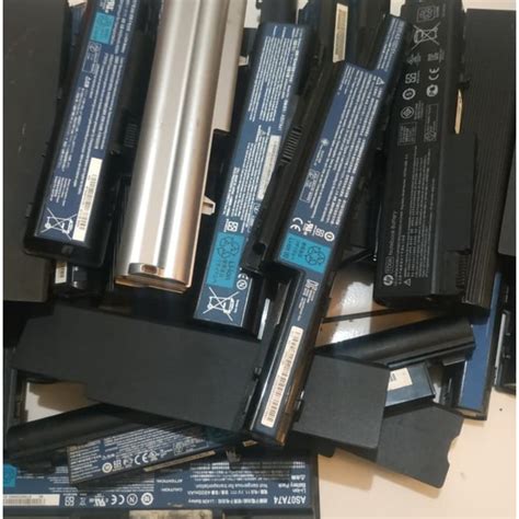 Jual Baterai Battery Laptop Rusak Bekas Atau Seken Sel Atau Cell Merek Campur Shopee