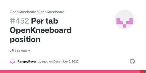 Per Tab Openkneeboard Position · Issue 452 · Openkneeboard