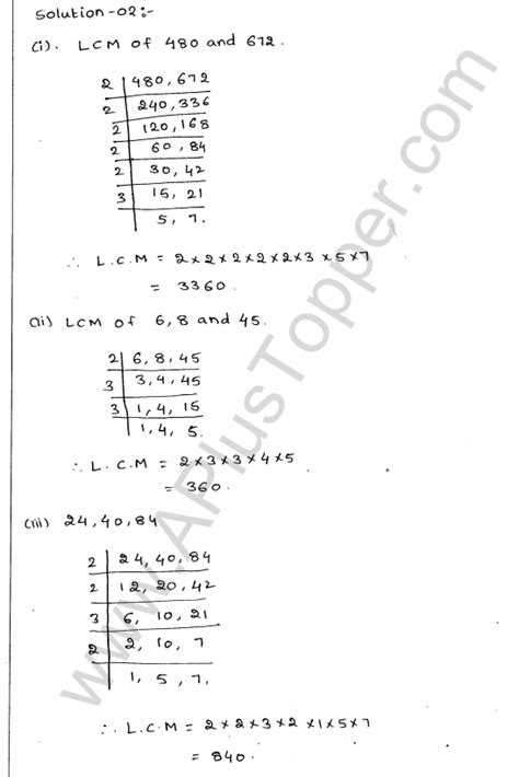Playing With Numbers Class 6 Icse Ml Aggarwal Solutions A Plus Topper