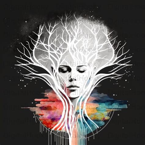 Tree Of Life Digital Download Tree Of Life Clip Art Colorful Tree Of Life Calming Presence