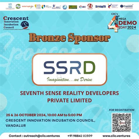 Ciic Crescent Ssrd Startupexpo Demoday Investors Angelinvestors Networking Startup