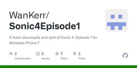 GitHub WanKerr Sonic Episode A Fresh Decompile And Split Of Sonic Episode For Windows