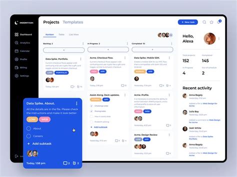 Task Tracker Dashboard In 2025 Scheduling App Design Agency Company Branding