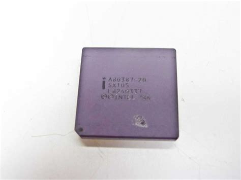 Intel A80387 20 386 Math Coprocessor 25mhz Sx105
