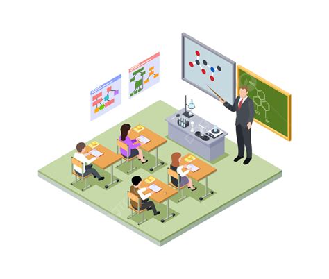 학교 수업 아이소메트릭 교육 학생 강의 재학생 학생 Png 일러스트 및 벡터 에 대한 무료 다운로드 Pngtree