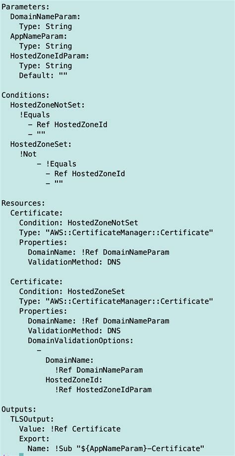 Deploy A Tls Certificate For On Aws Using Cloudformation By Teri