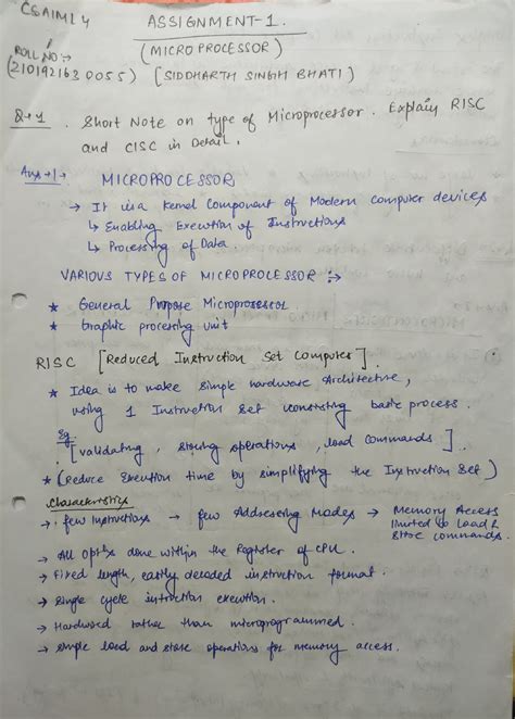MP Assignment 1 2 Microprocessor And Microcontroller Studocu