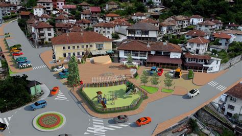 Първа копка за реконструкцията на площада в Настан Plamak Bg