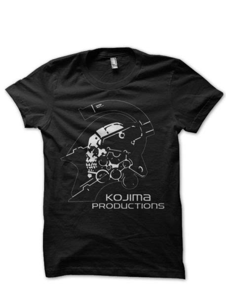 Kojima Production Half Sleeve Black T Shirt Swag Shirts