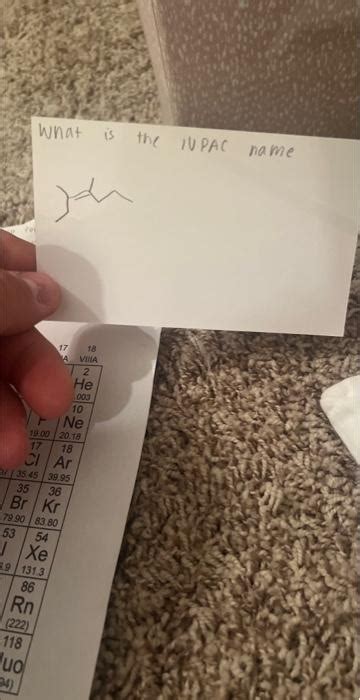 Solved What Is The Iupac Name Chegg Com