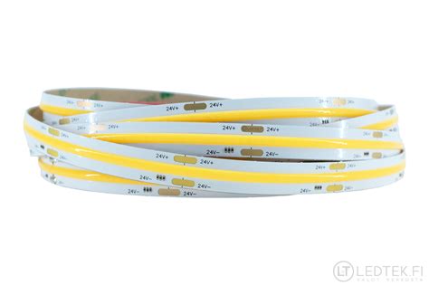 CRI90 COB LED Strip 3000K 12W 24V premium - LEDTEK.FI