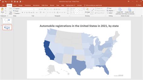How To Create An Interactive Map In PowerPoint With A Template