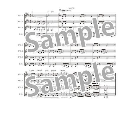 楽譜「revive」／クラリネット4重奏 Micina Music Store