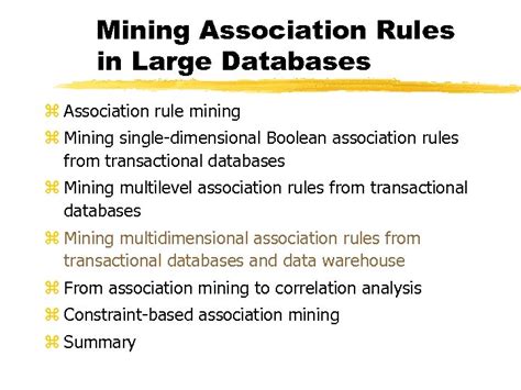 Data Mining Association Mining Association Rules In