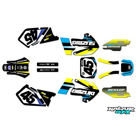 Suzuki Rm250 1999 2000 Division Series Graphics Kits Kalairgfx