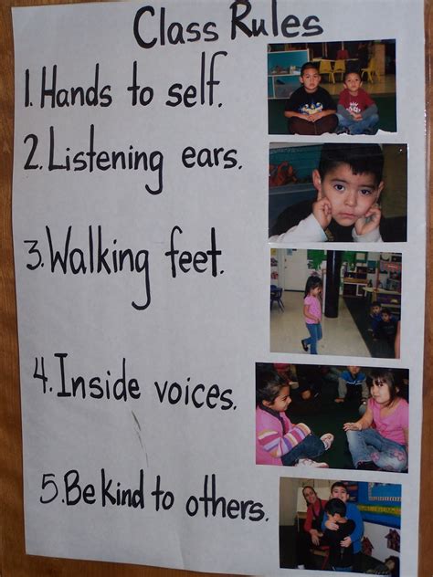 Learning And Teaching With Prebabeers Classroom Rules