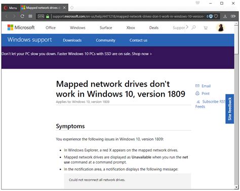How To Fix “mapped Network Drives Dont Work” After Windows 10 1809 Update Ursuperb