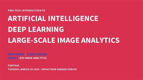 practical introduction to ai deep learning and large scale image an…