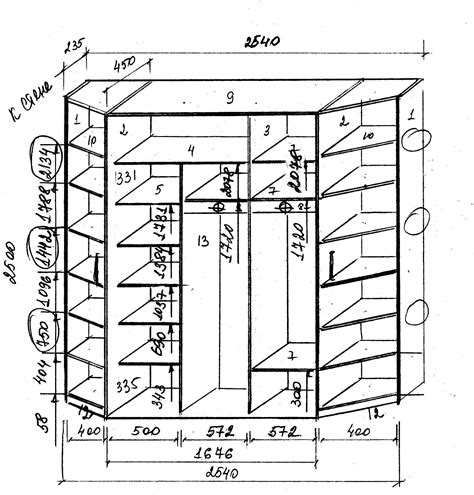 Схема шкафов своими руками