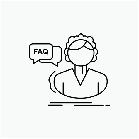 Faq Assistance Call Consultation Help Line Icon Vector Isolated Illustration 13047064