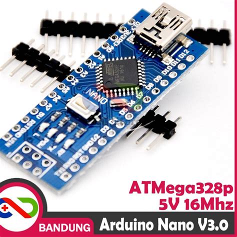 jual cod arduino nano v3 atmega328p pu 5v arduino nano atmega328 tanpa